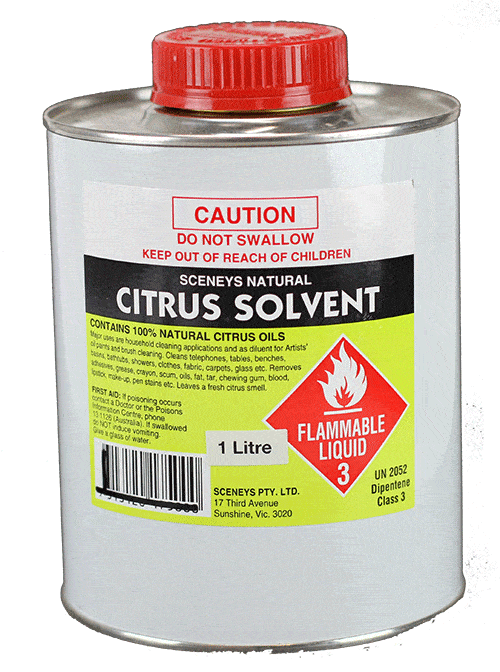 Citrus Solvent Sceneys 1000ml [136719] - $37.26 : SeniorArt