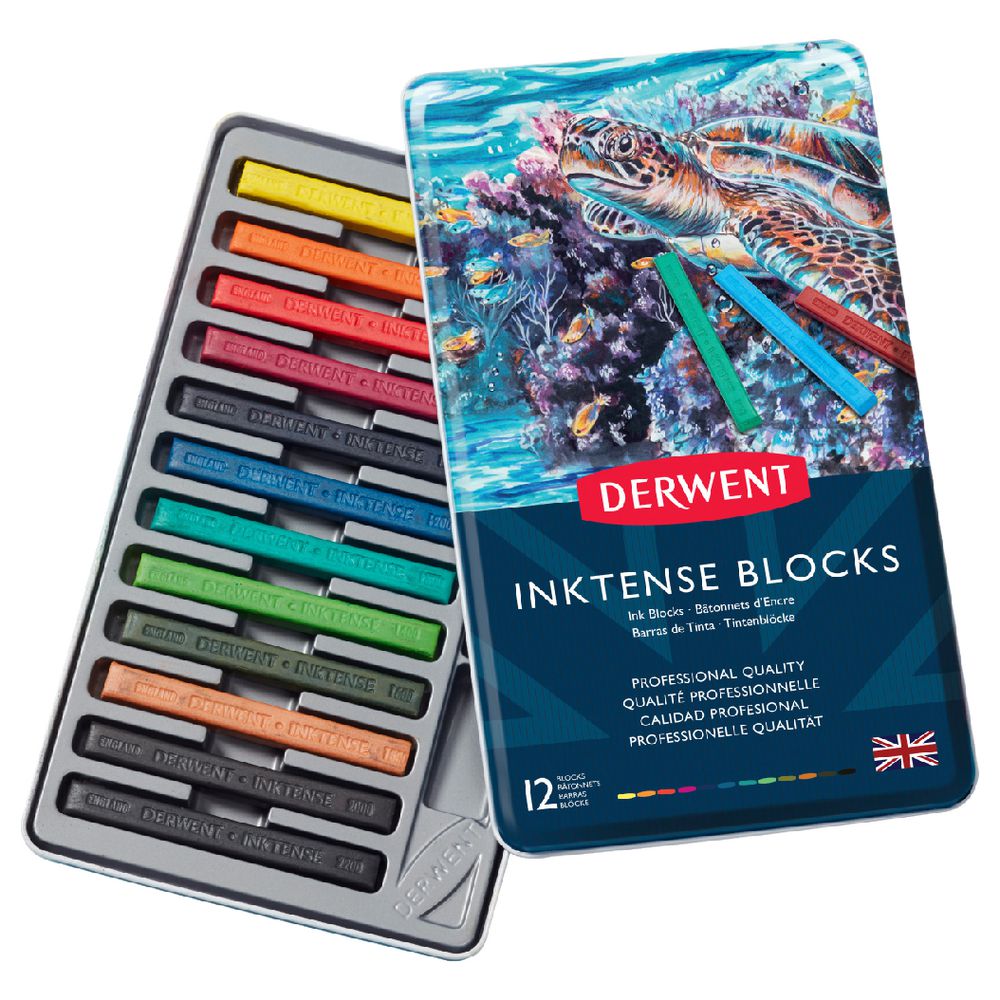 Derwent Inktense Block Set 12 [142738] - $63.72 : SeniorArt