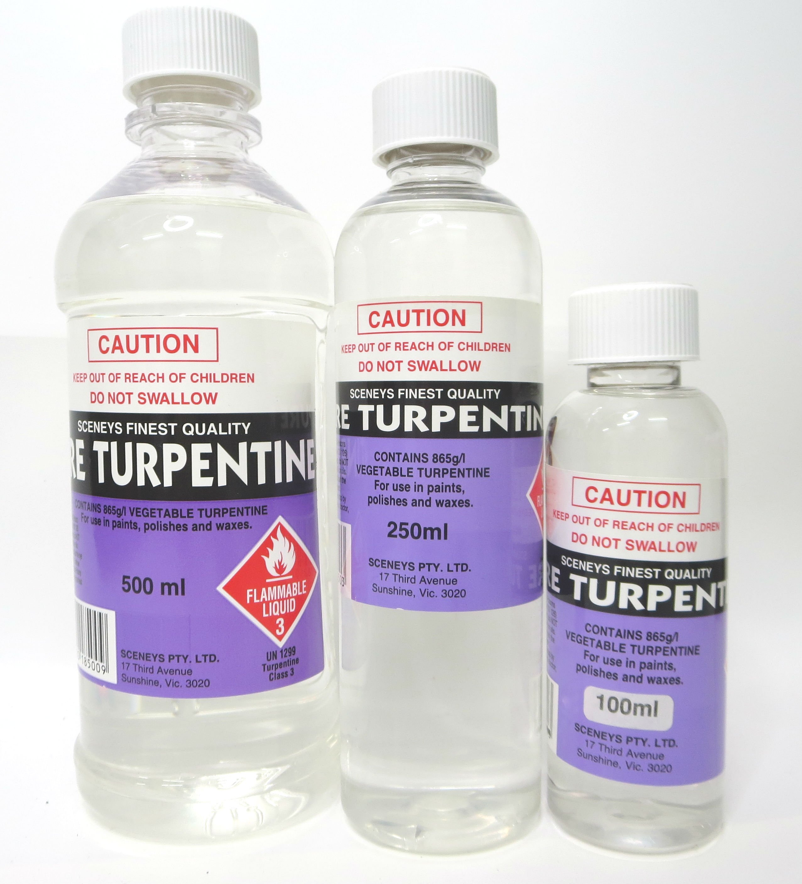 Pure Turpentine Sceneys 500ml [136562] - $19.76 : SeniorArt